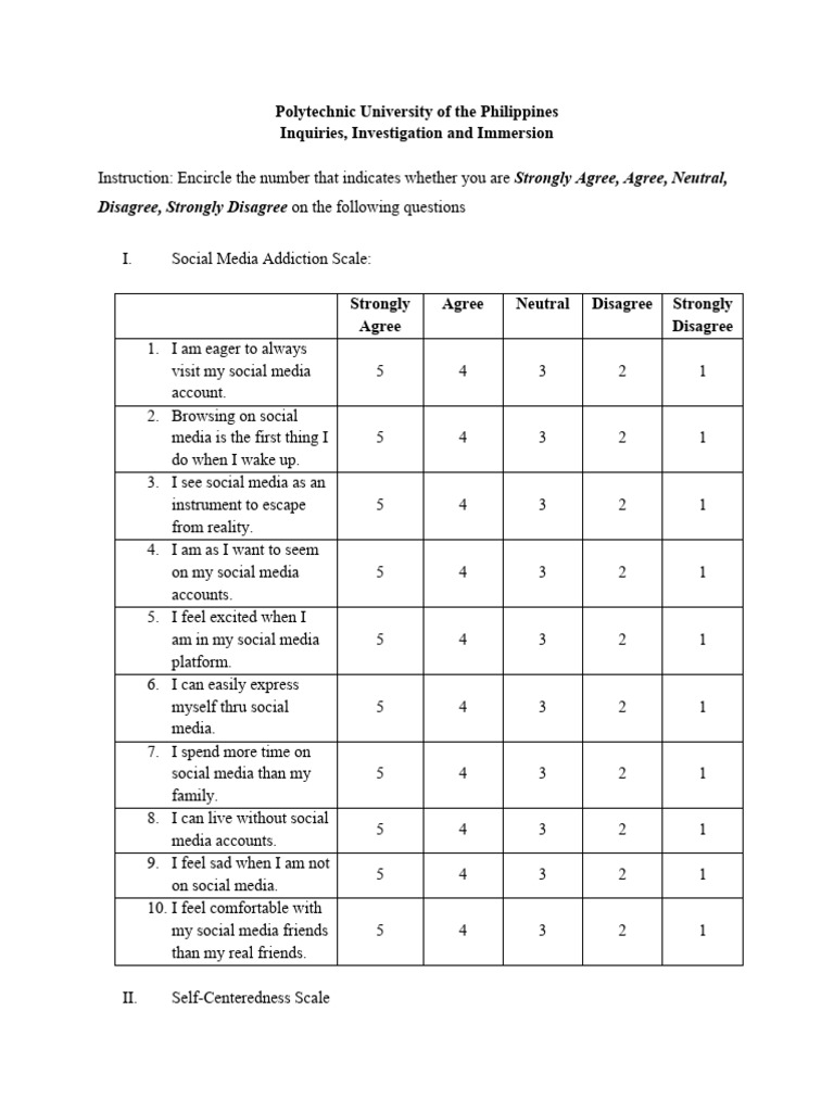 Final Validated Questionnaire | PDF | Social Media | Popular Culture & Media Studies