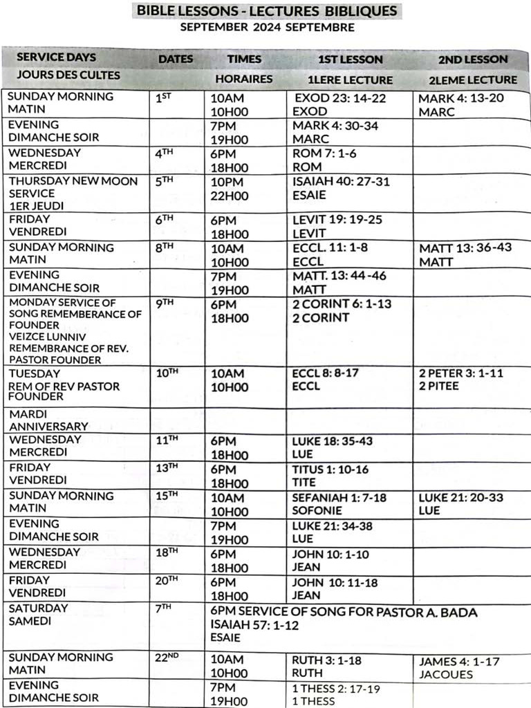 CCC Bible Lesson 2024 | PDF