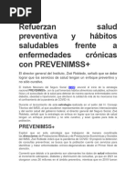 PrevenIMSS en Empresa | PDF | Especialidades Medicas | Medicina CLINICA