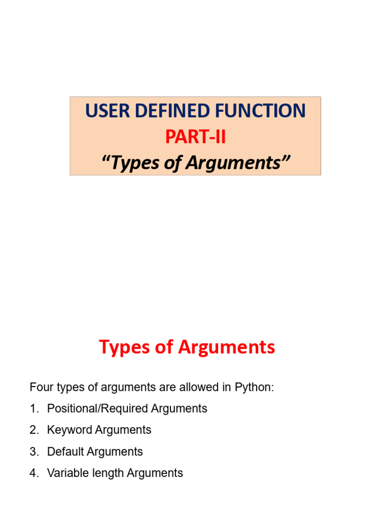 13 User Defined Function Part Ii Pdf Parameter Computer Programming Scope Computer