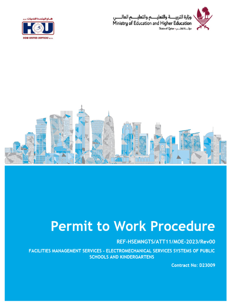 Appendix 10 - Permit to Work Procedure | PDF | Safety | Occupational ...