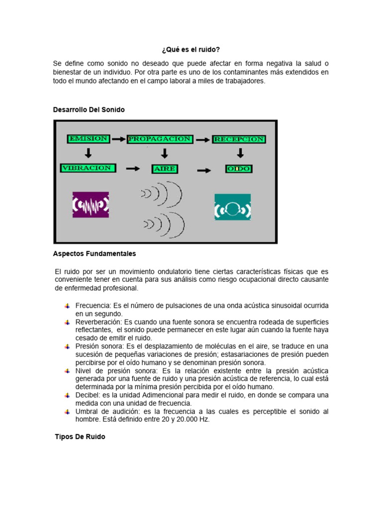 Qué Es Ruido y Iluminacion | PDF | ruido | Sonido