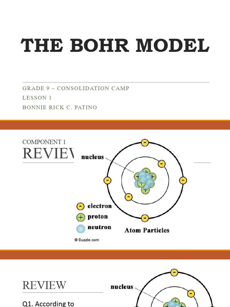 The Bohr Model | PDF | Atoms | Atomic Nucleus