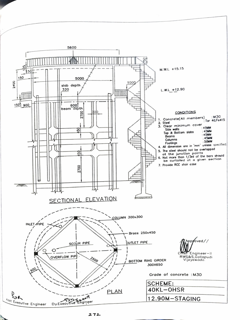 40KL Ohsr Drawing 200KPMH | PDF | Beam (Structure) | Architectural Design