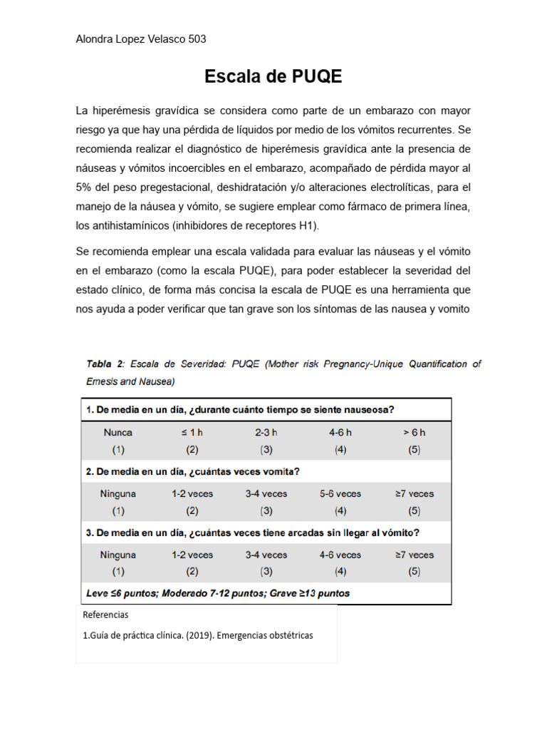 Escala de PUQE | PDF