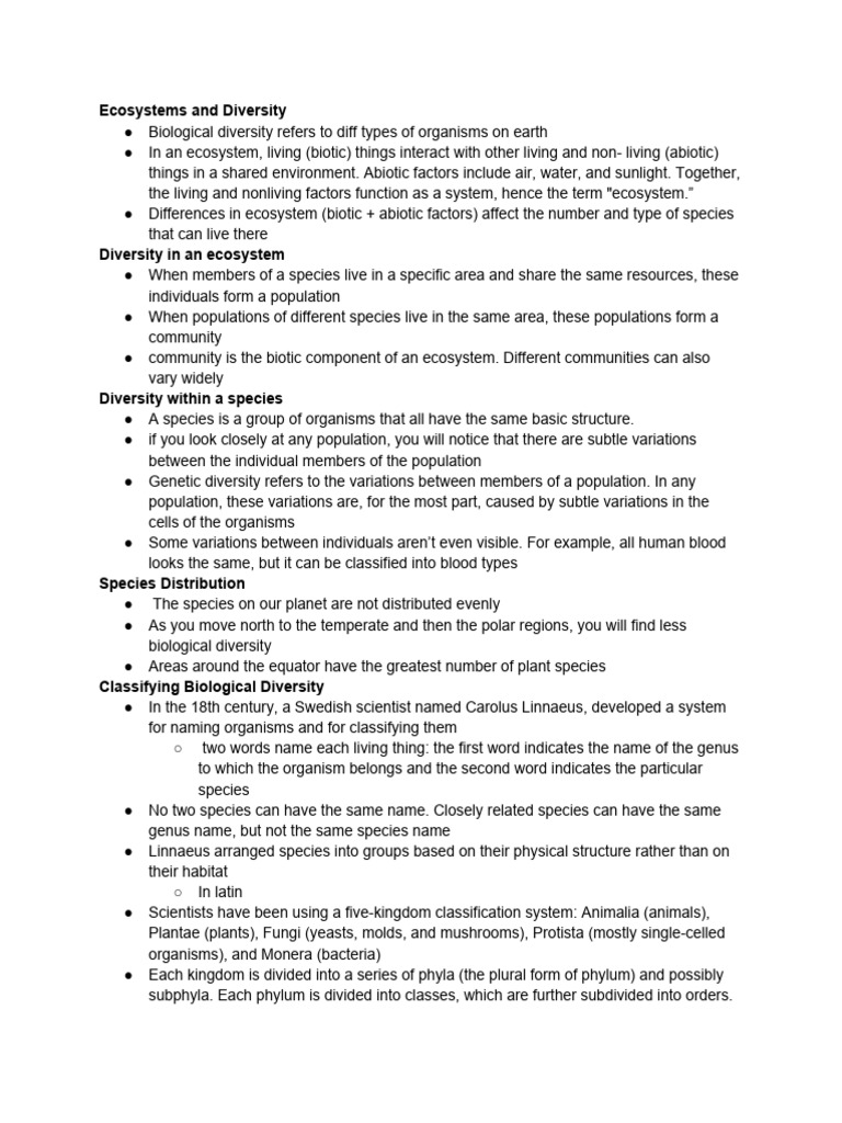 Bio Notes | PDF | Sexual Reproduction | Gene