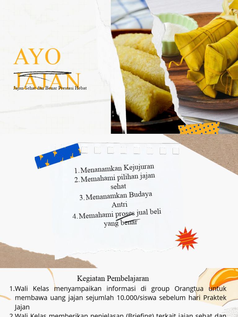 Juknis Praktek Jajan-Ayo Jajan Sehat | PDF | Pengembangan Diri | Gaya Hidup