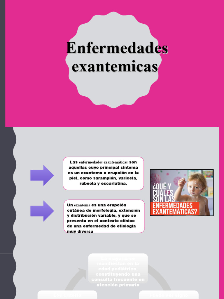 Enfermedades Exantematicas | PDF | Enfermedades y trastornos | Ciencias de la Salud
