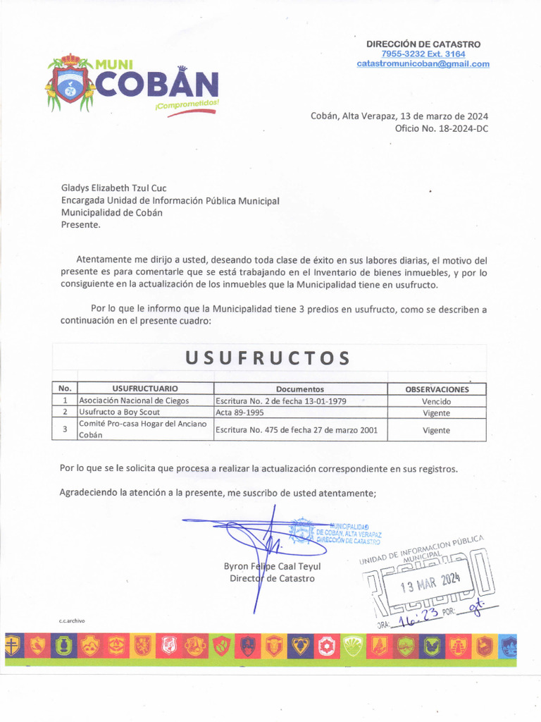 Usufructo 2024 | PDF