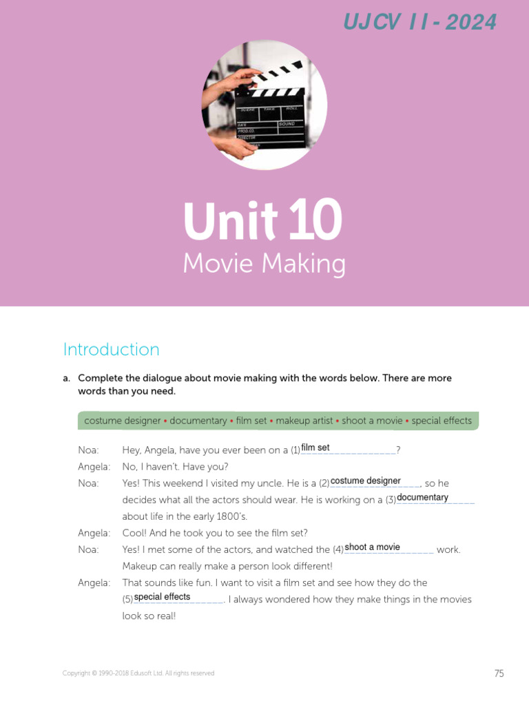 10-Intermediate 2 Workbook Unit 10 | PDF