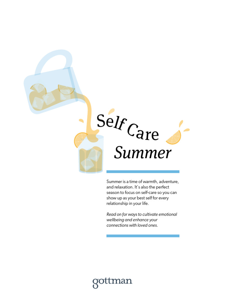 July 2024-LN Download-Self Care Summer | PDF | Mindfulness | Relaxation ...