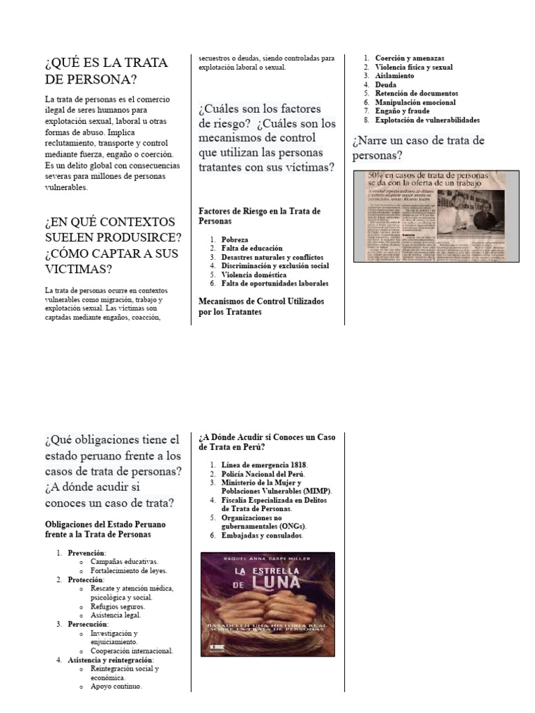 Qué Es La Trata de Persona | PDF | Trata de personas | Justicia