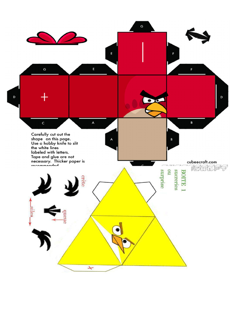Paper Craft Angry Birds | PDF
