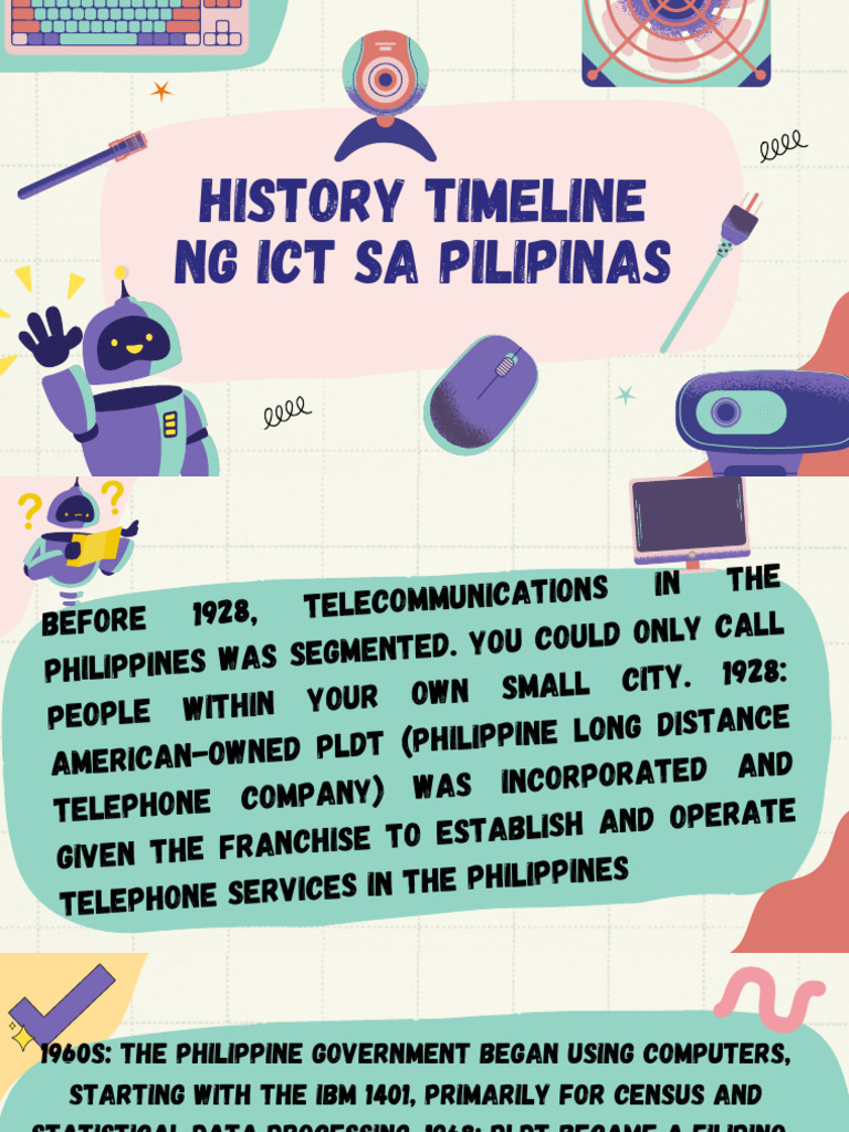 History Timeline NG ICT Sa Pilipinas | PDF | Social Science