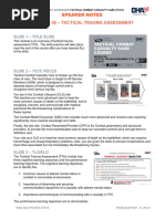 TCCC Tactical Trauma Assessment Guide | PDF | Clinical Medicine ...