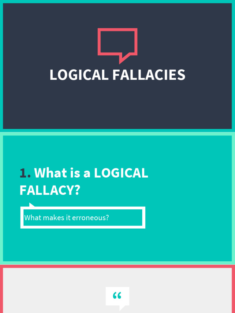 Logical Fallacies | PDF | Fallacy | Logic Logical Fallacies | PDF | Fallacy | Logic