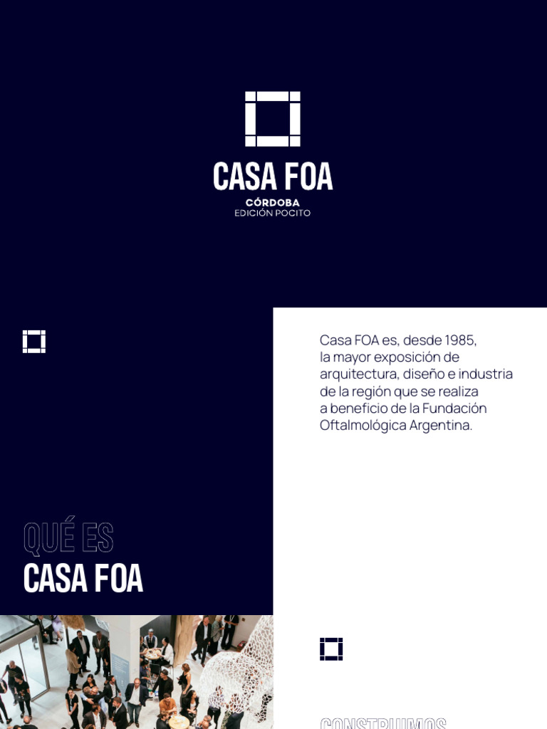 Casa FOA 2024 - Presentación | PDF