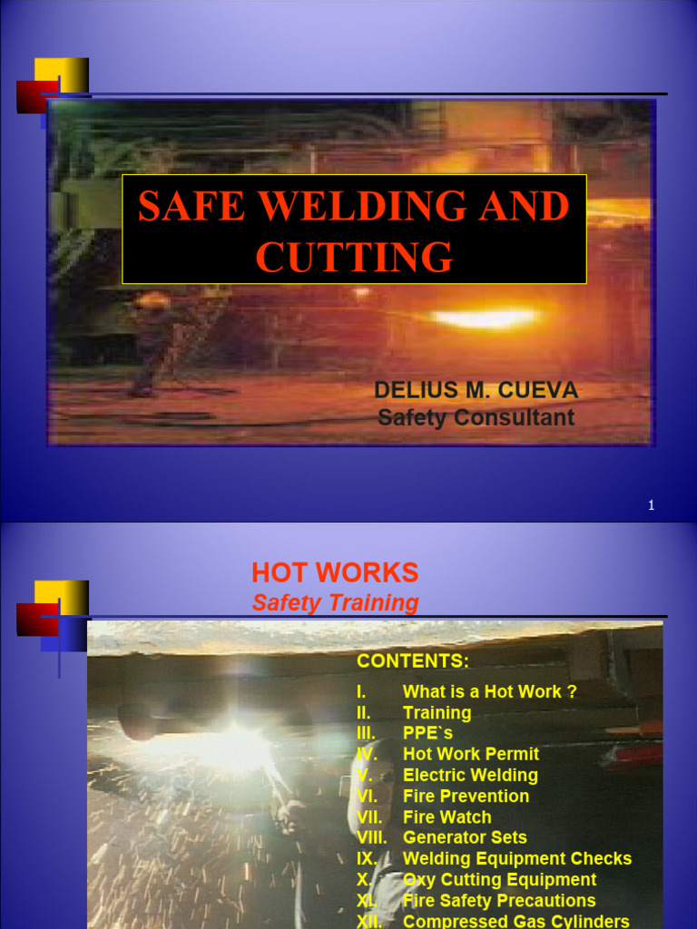 Hot Work Safety Training Guide | PDF | Welding | Construction