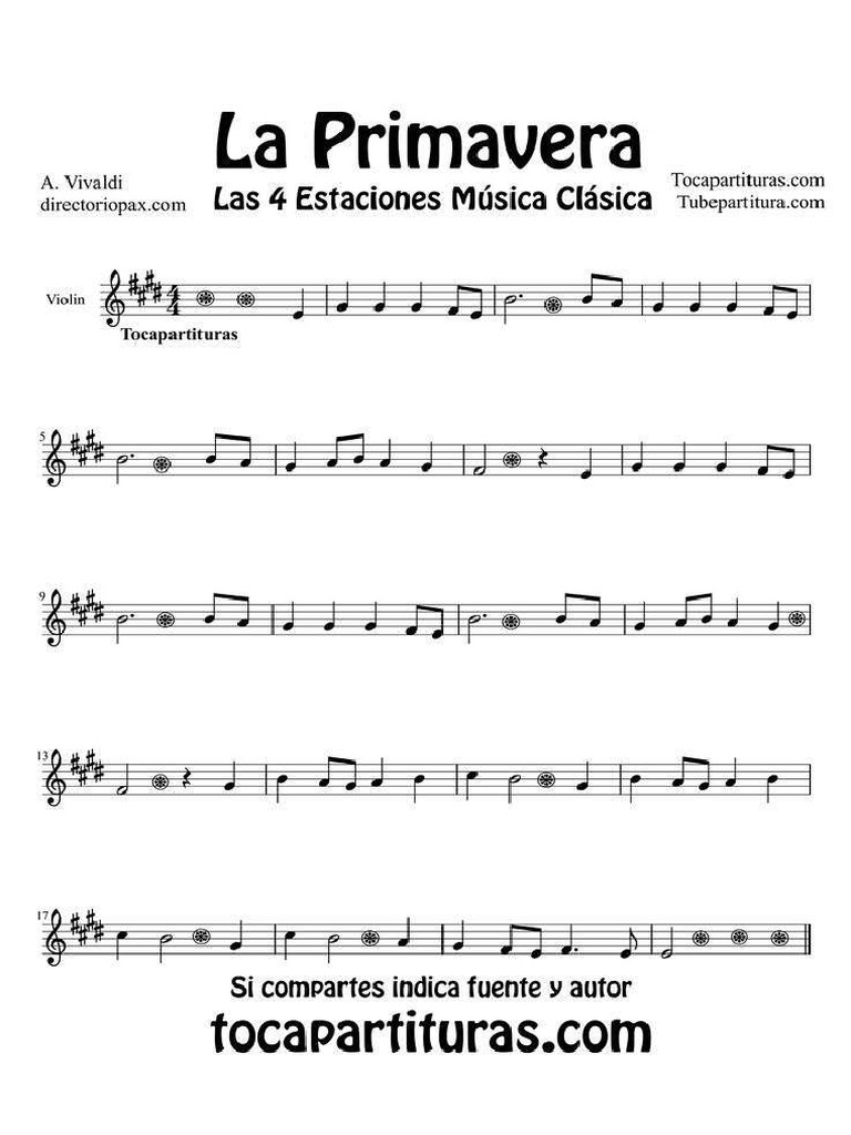 Vals de Música Clásica Partitura Fácil en Clave de sol y fa mayor de ...