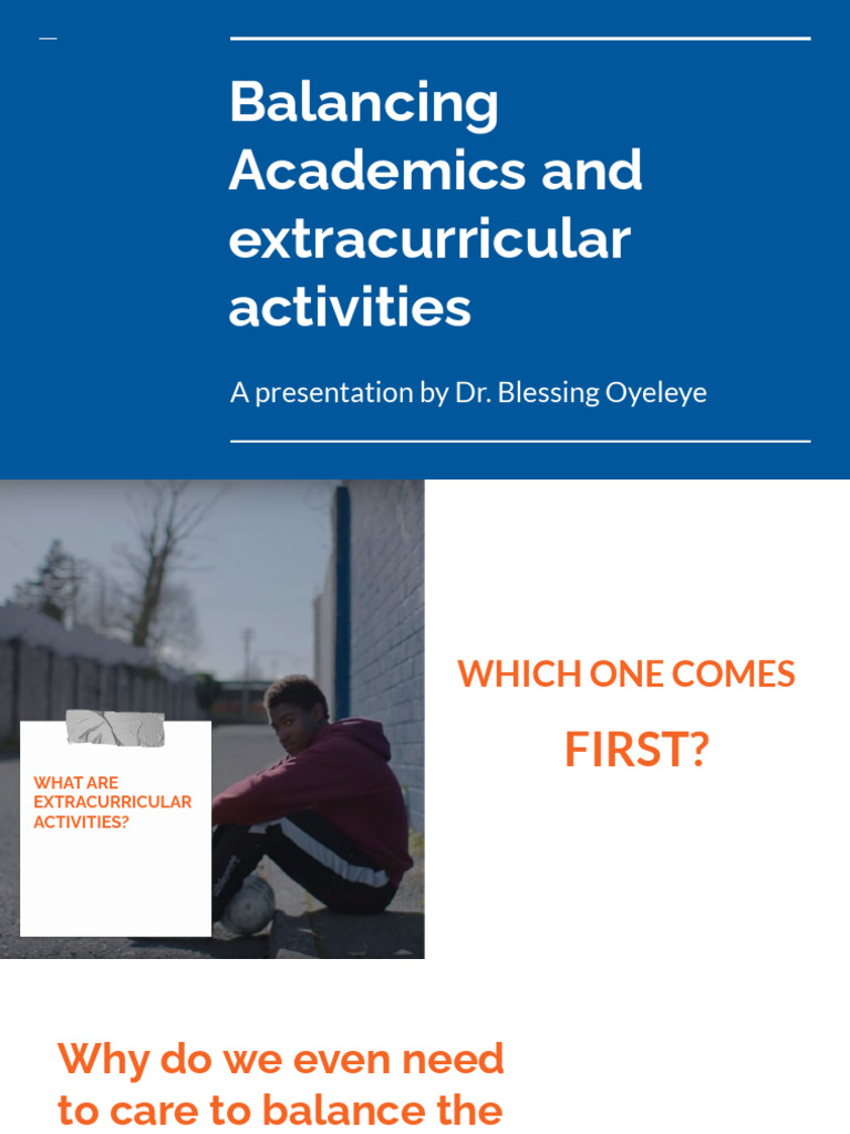 Balancing Academics and extracurricular activities | PDF | Cognition