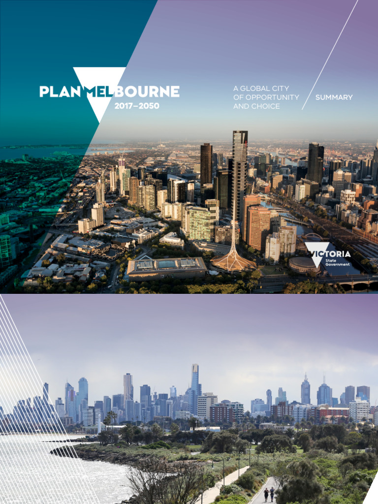 Plan Melbourne 2017 2050 Summary | PDF | Melbourne | Transport