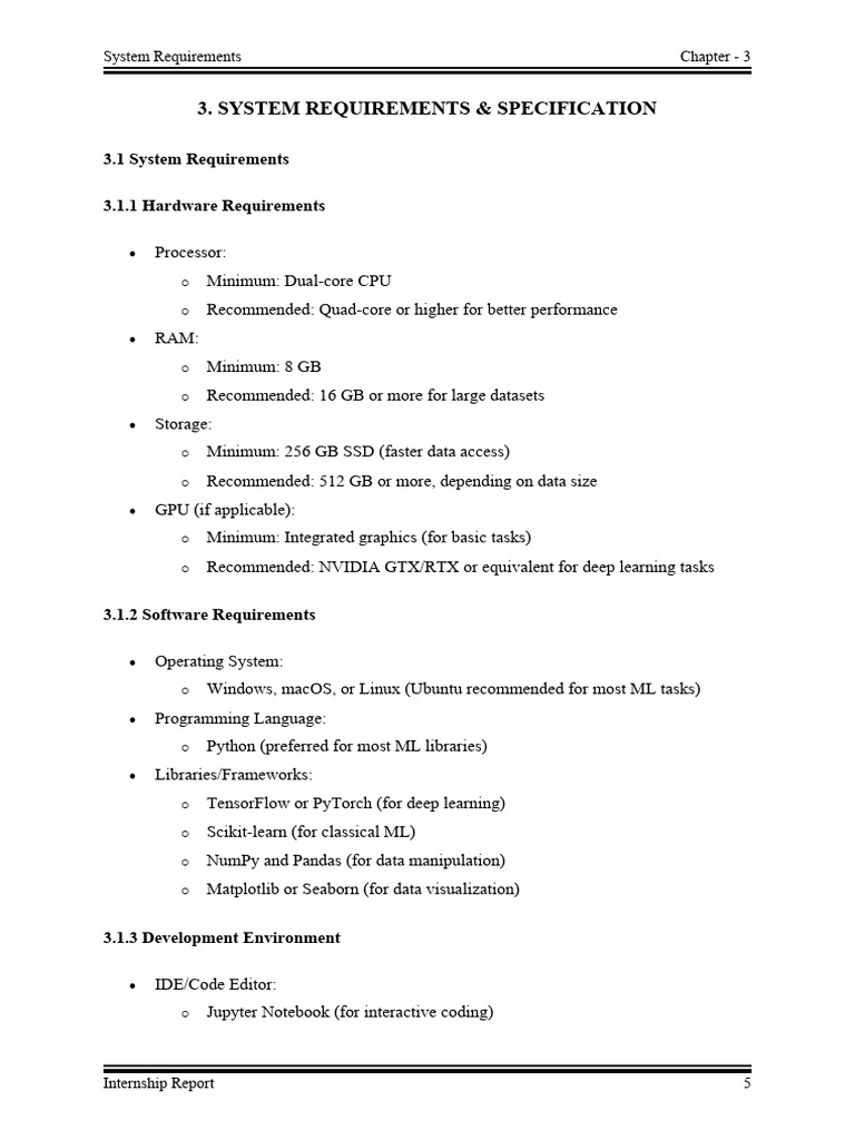 System Requirements | PDF | Software | Computing
