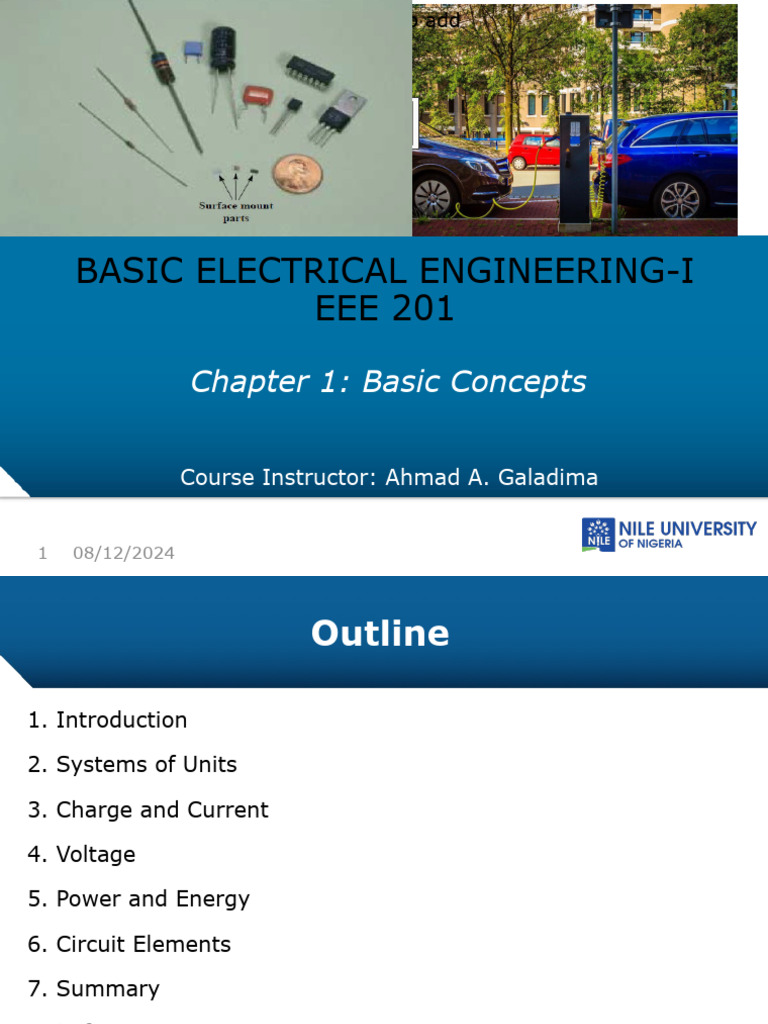 Basic Concepts | PDF | Voltage | Electric Power