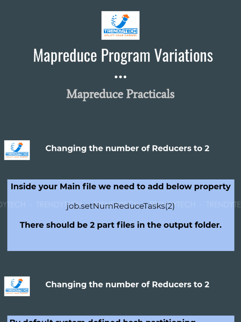 Mapreduce Program Variations Pp-Unlocked | PDF | Business | Technology & Engineering