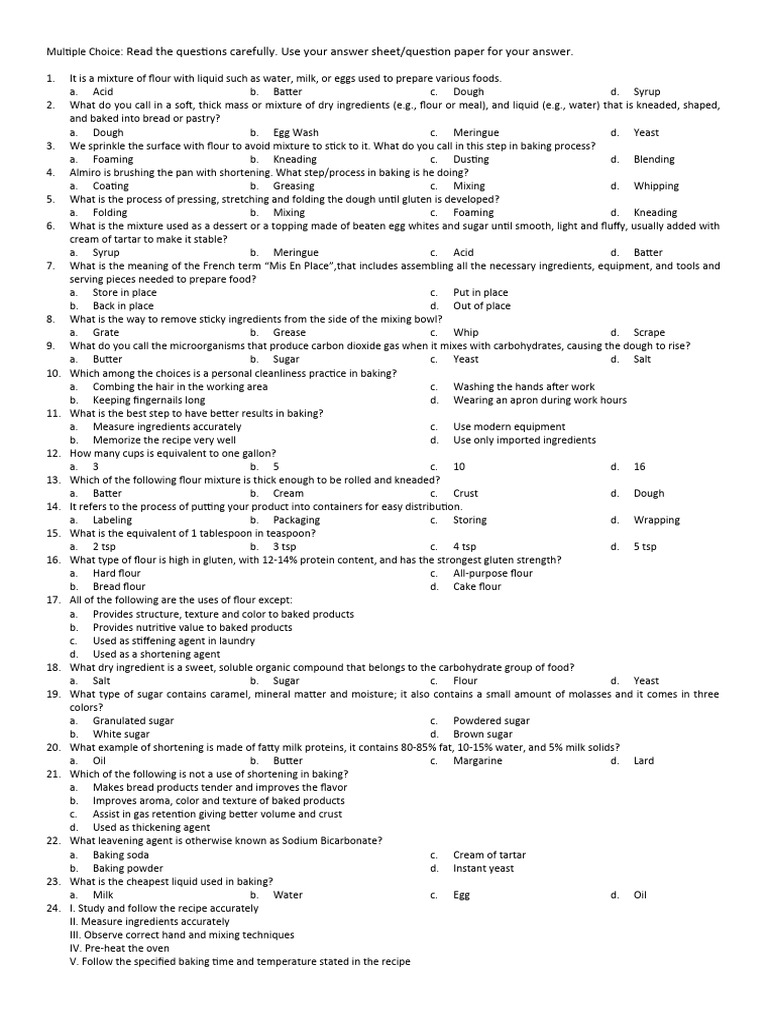BPP 1ST QTR | PDF | Breads | Flour