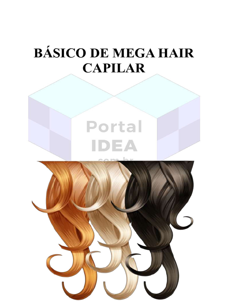 Técnicas de Aplicação de Mega Hair | PDF | Cabelo | Cabelo humano