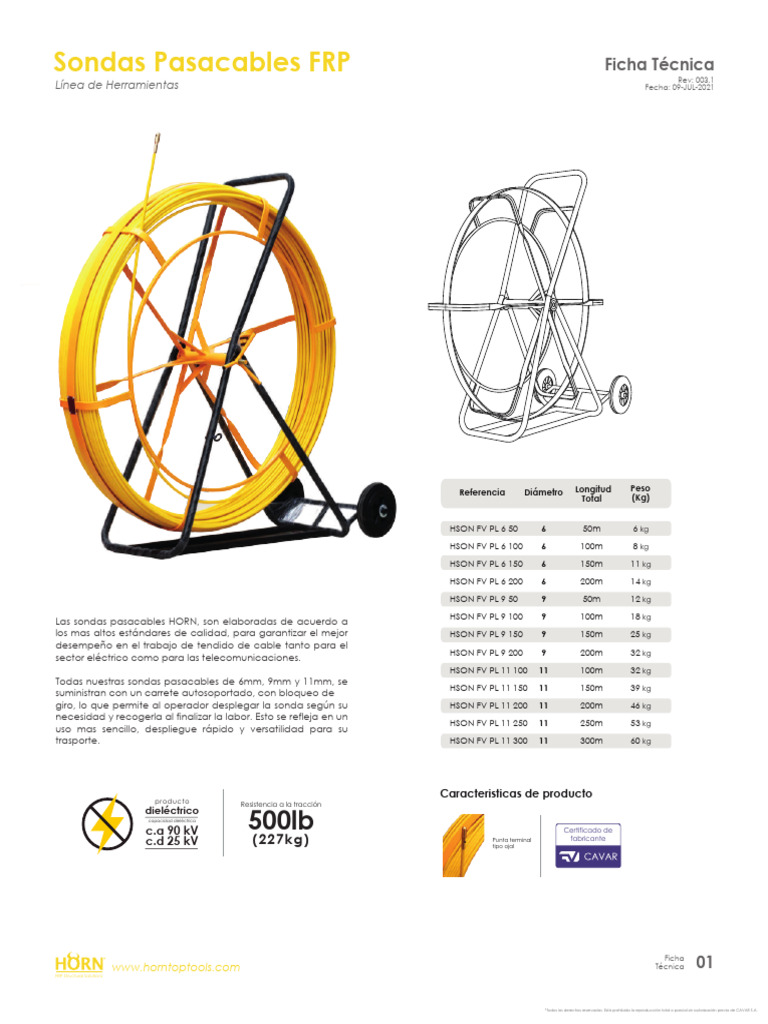 Sondas Pasacables | PDF