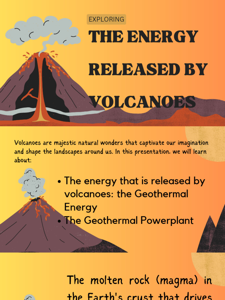 Energy From Volcanoes | PDF | Geothermal Energy | Volcano