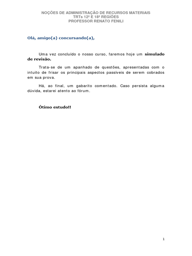 Aula 07 | PDF | Inventário | Economias