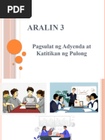 Halimbawa Ng Adyenda | PDF