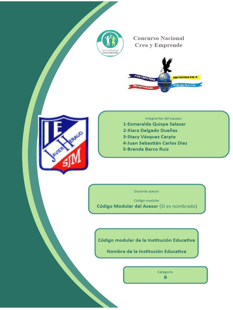 Portafolio Proyecto Jóvenes del Mañana | PDF | Iniciativa empresarial | Modelo de negocio