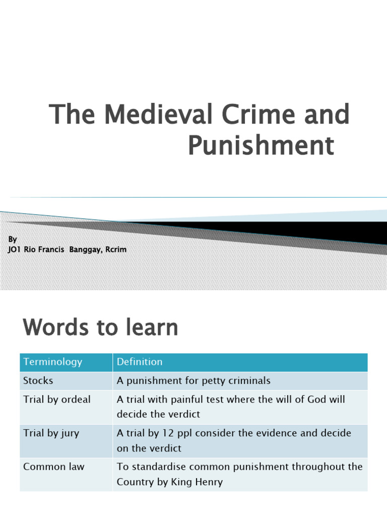 Types of Punishment | PDF | Trials | Jury Trial