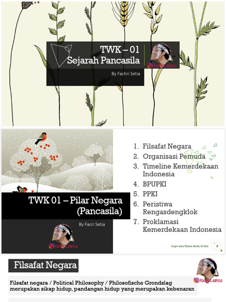 TWK 1 - Sejarah Pancasila | PDF