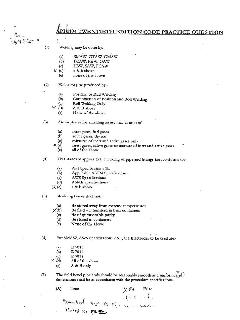 Quest API 1104 | PDF