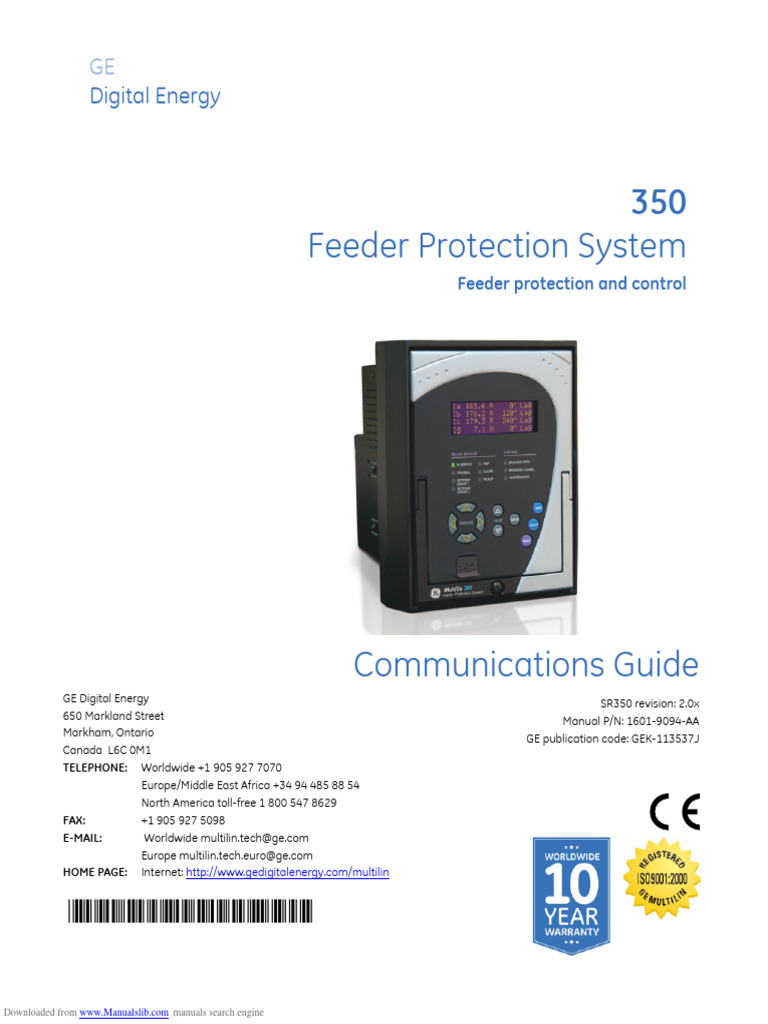 Feeder Protection System: Digital Energy | PDF | Information And Communications Technology ...