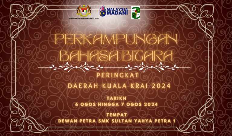 Backdrop Perkampungan Bahasa | PDF