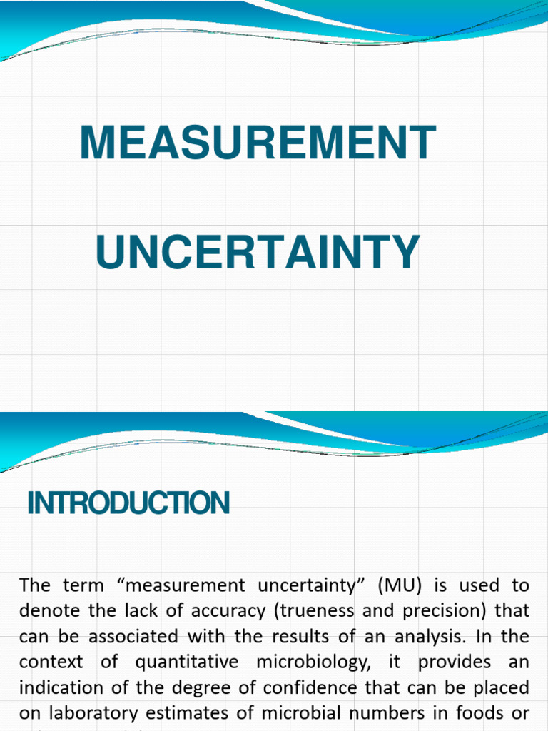Handout Measurement Uncertainty Training | PDF | Uncertainty | Accuracy ...
