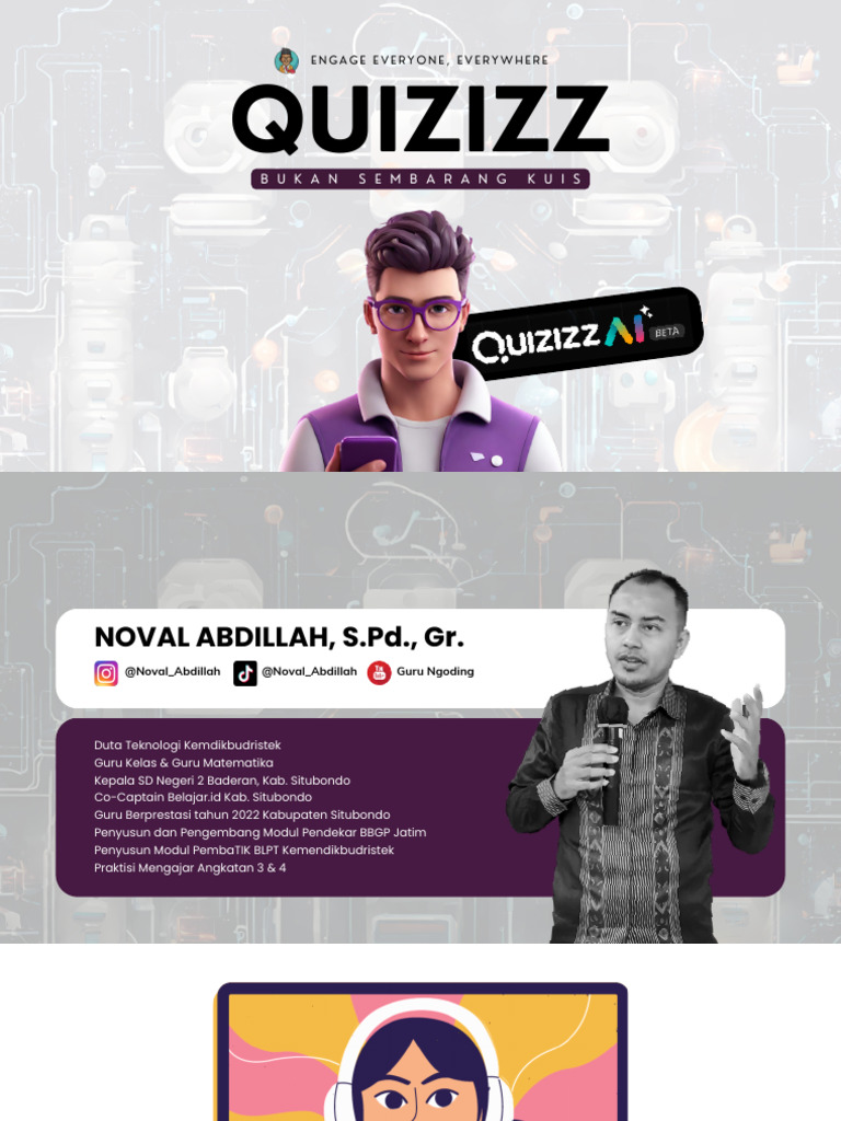 Pemanfaatan Quizizz Untuk Pembelajaran Interaktif | PDF