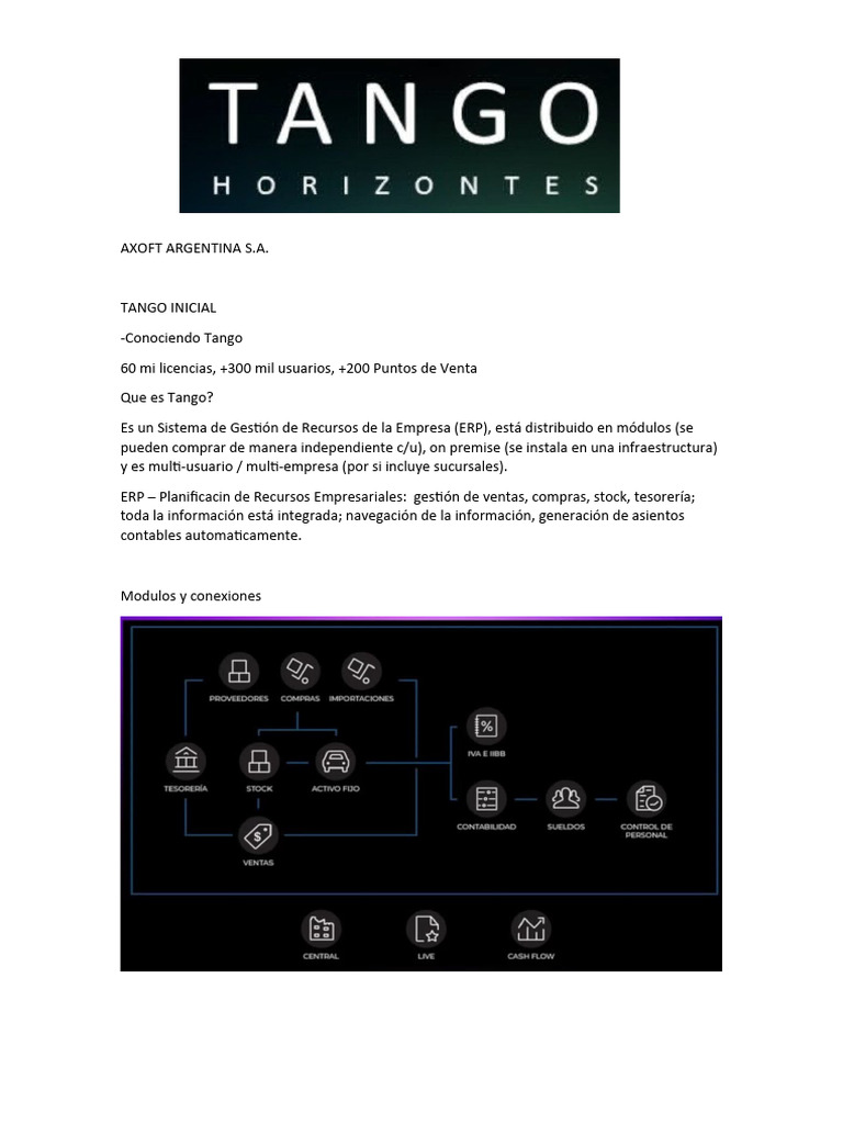 Tango Inicial | PDF | Contabilidad | Computación en la nube