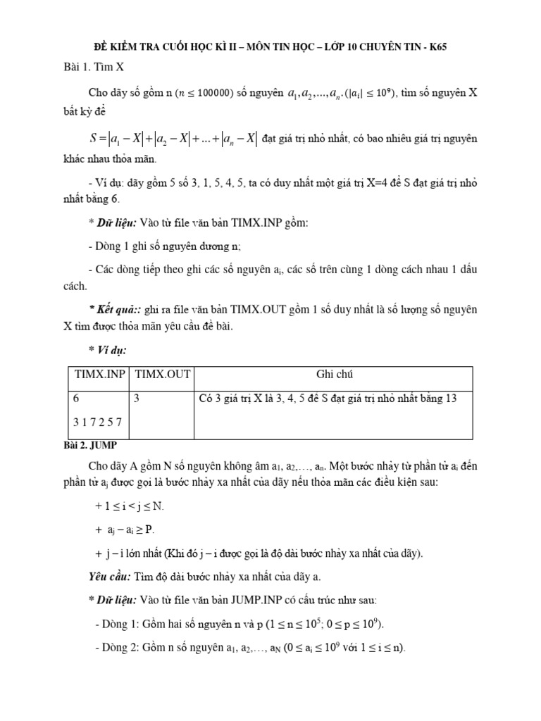 De KIEM TRA CUOI KI 2 | PDF