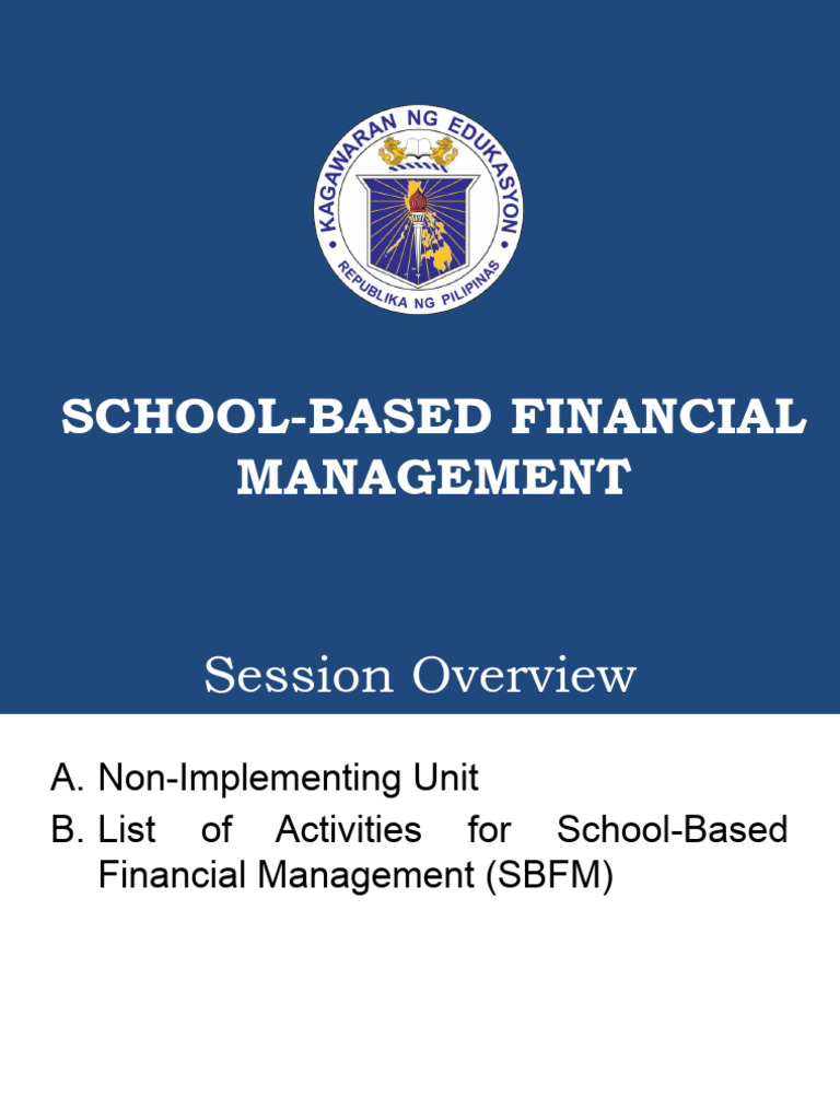 School-Based Financial Management Guide | PDF | Credit Card | Budget
