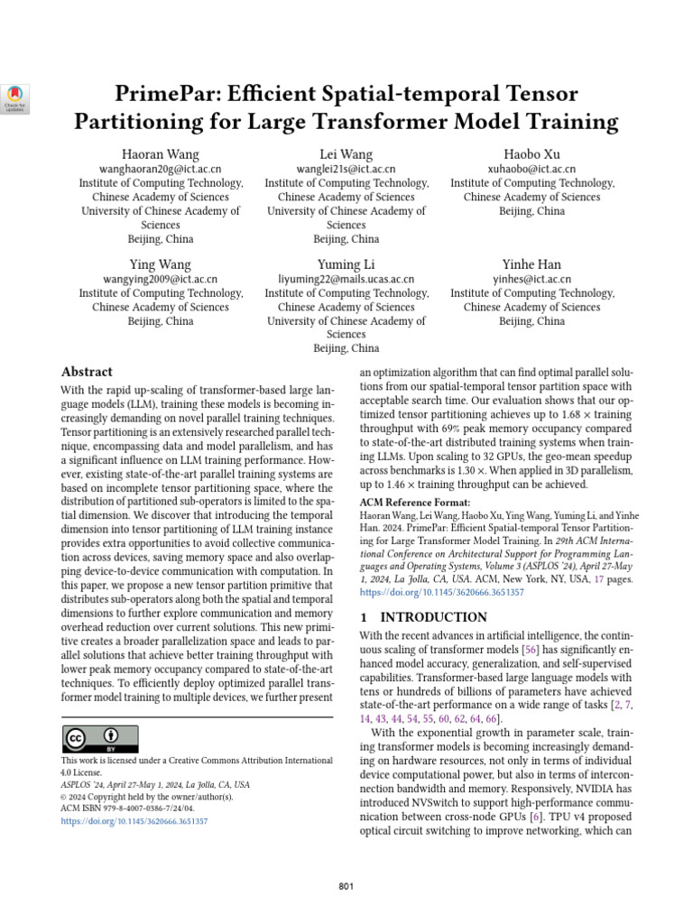 PrimePar Efficient Spatial-Temporal Tensor | PDF | Tensor | Parallel ... PrimePar Efficient Spatial-Temporal Tensor | PDF | Tensor | Parallel ...