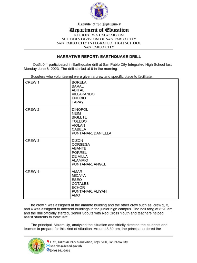 Narrative | PDF | Scouting | Scouting And Guiding