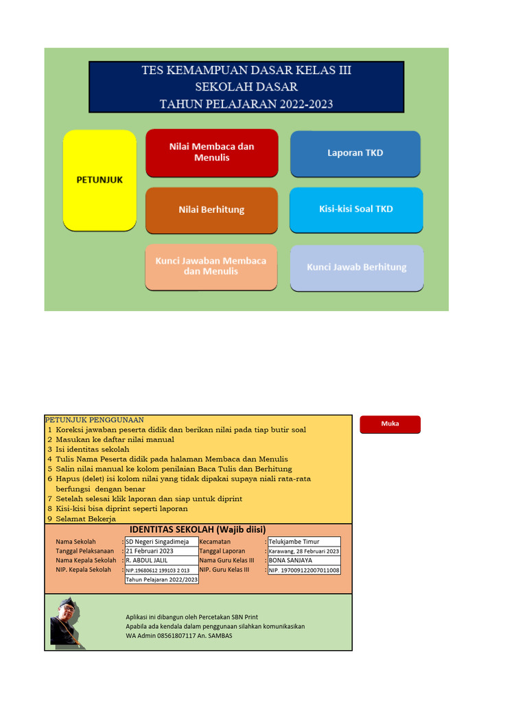 8. Analisis Pengolahan Nilai TKD 2023 | PDF