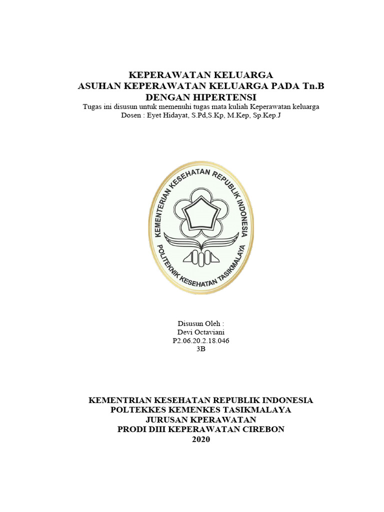 Askep Hipertensi Pada Keluarga Sendri | PDF