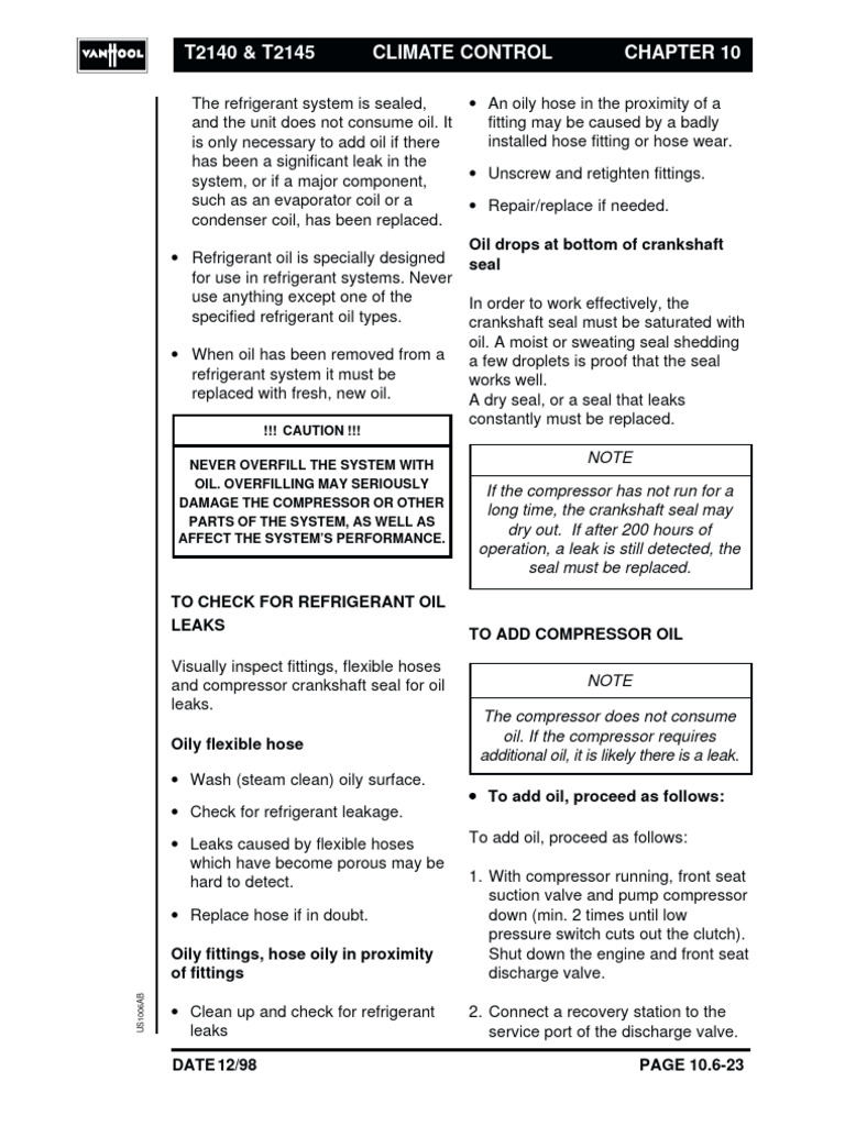 Compressor Oil Fill | PDF | Pump | Valve